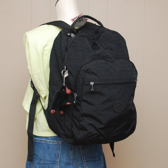 Kipling | Bags | Kipling Seoul Backpack Black Tonal Bnwt | Poshmark